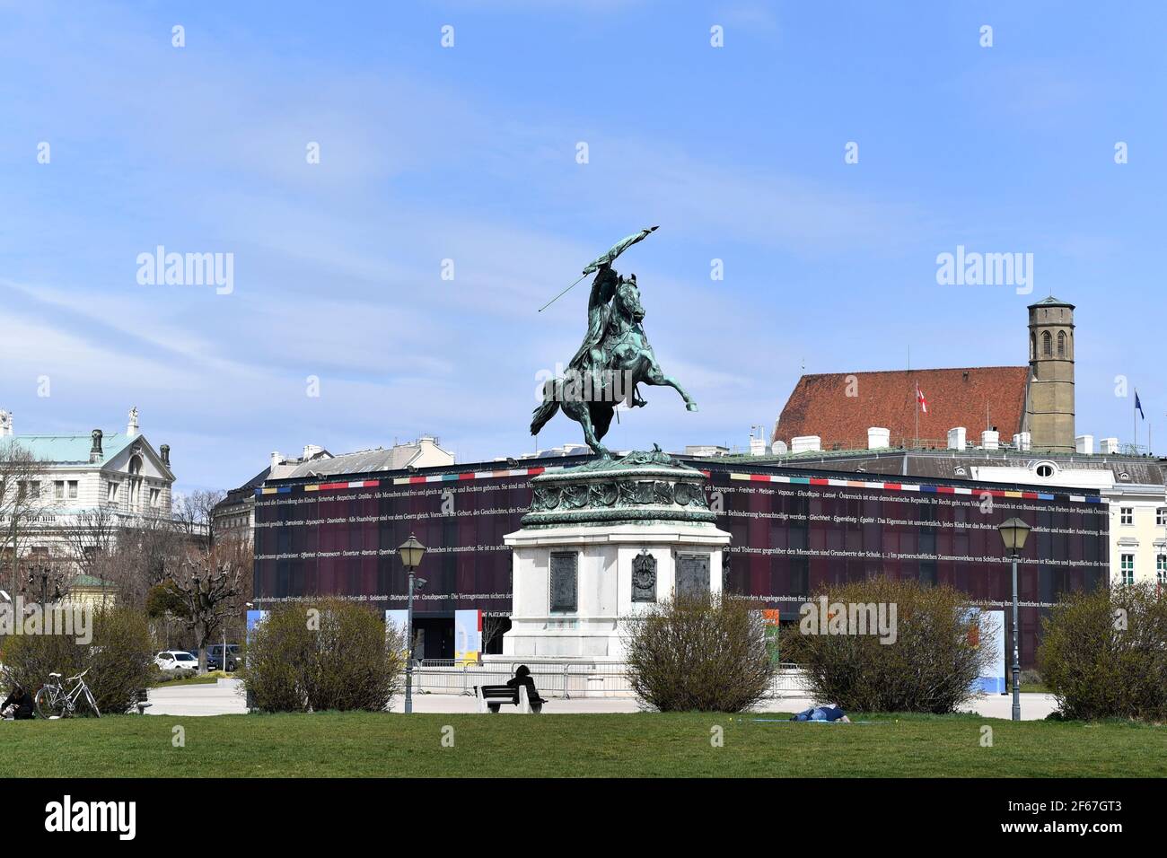 Archduke charles monument hi-res stock photography and images - Alamy