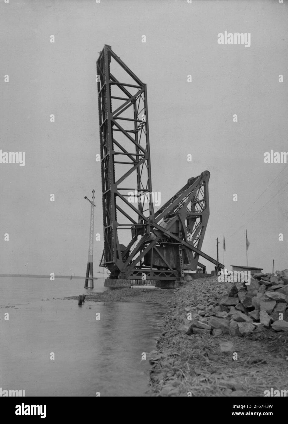 Flip Bridge Vänersborgdalbebron Stock Photo - Alamy