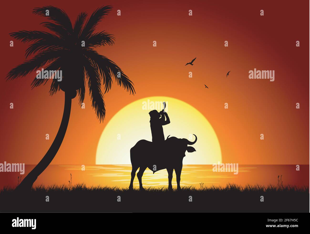 pepa player silhouette from assamese bihu . The pepa is a hornpipe ...