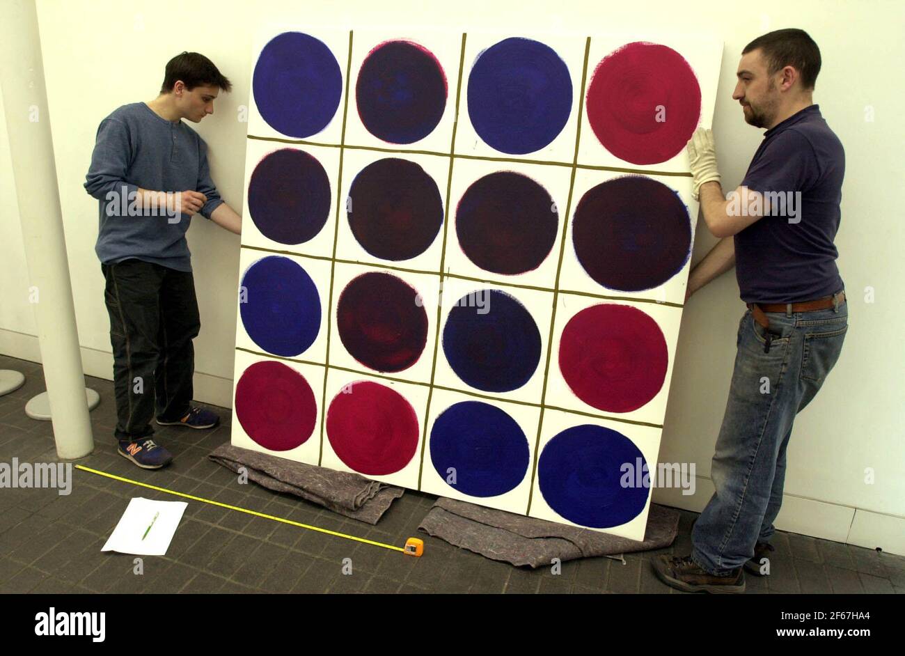 Marta Marce work May 2001 'MM 7200 2000' on show at the Jerwood Gallery ...