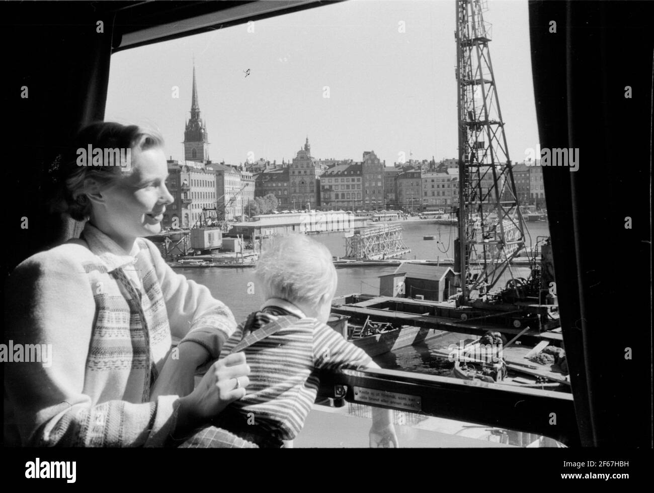 View from a train coupe Stock Photo - Alamy