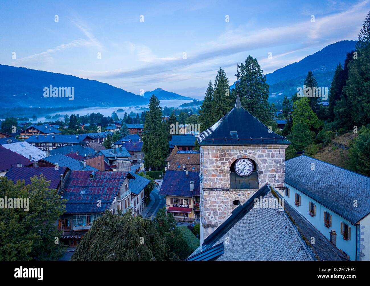 Samoens france village hi-res stock photography and images - Alamy