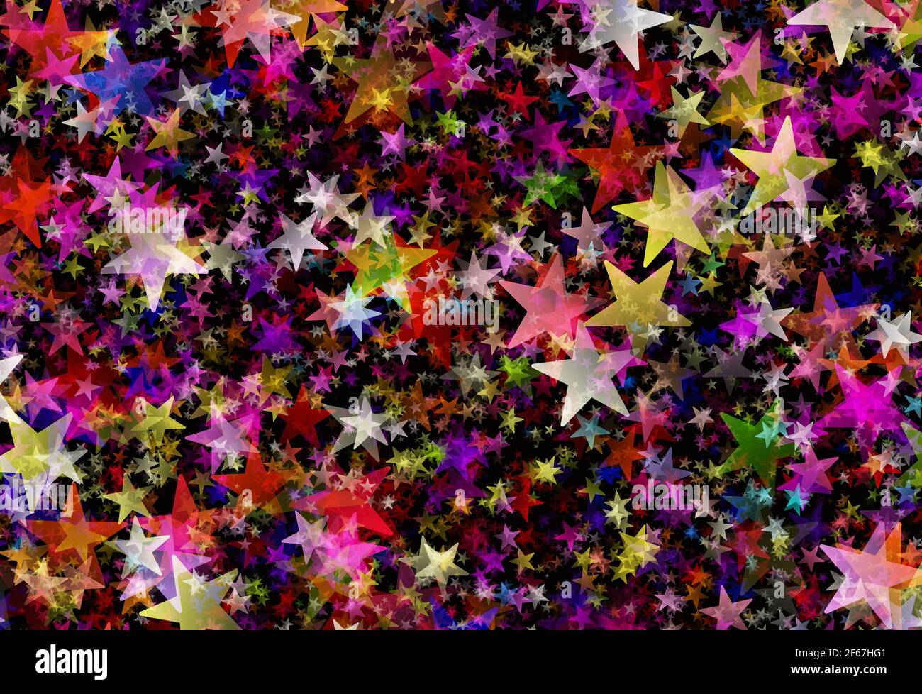 many multicolored bright stars backgrounds Stock Photo - Alamy