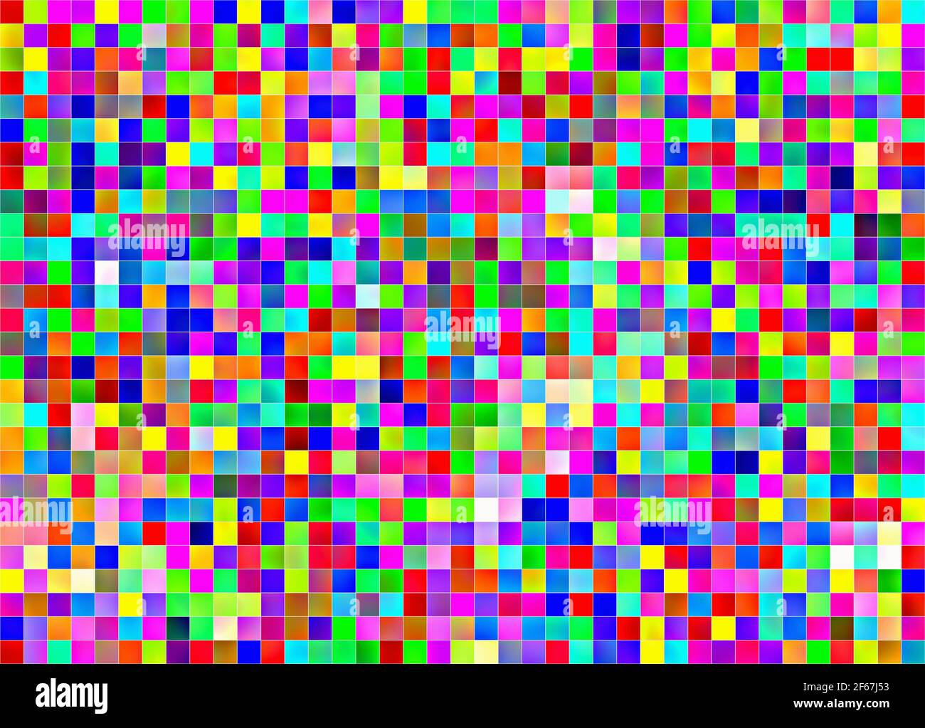 Multicolored mosaic backgrounds from square shapes Stock Photo - Alamy