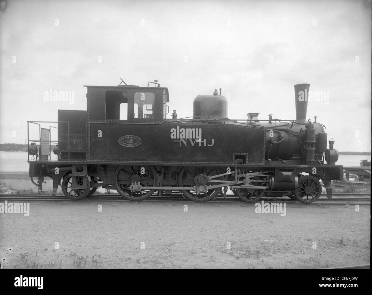 NVHJ Lok14. Prior to this HWJ 18. Delivery photo. The locomotive was ...