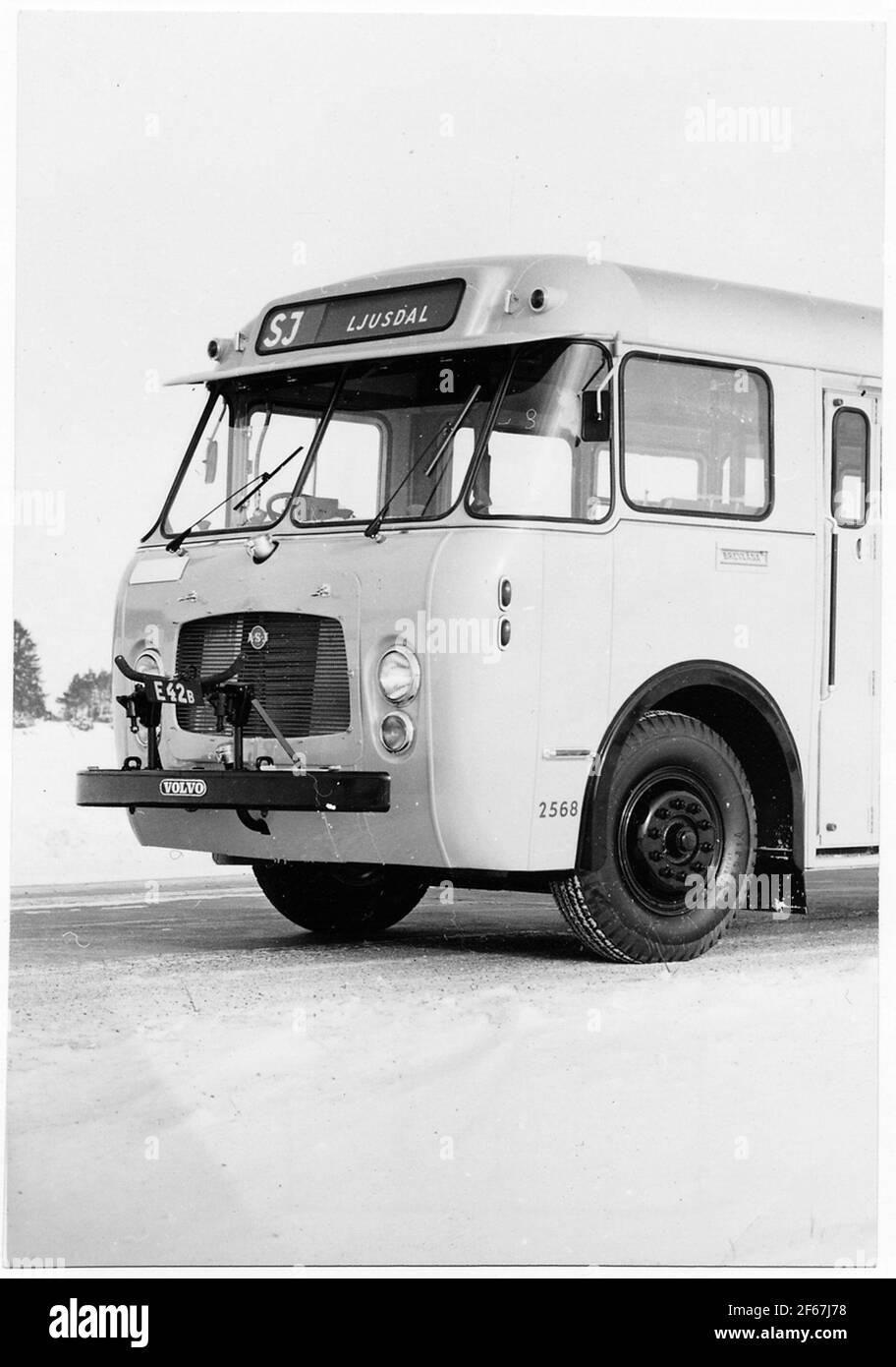 The state's railways, SJ bus 2568 Stock Photo - Alamy