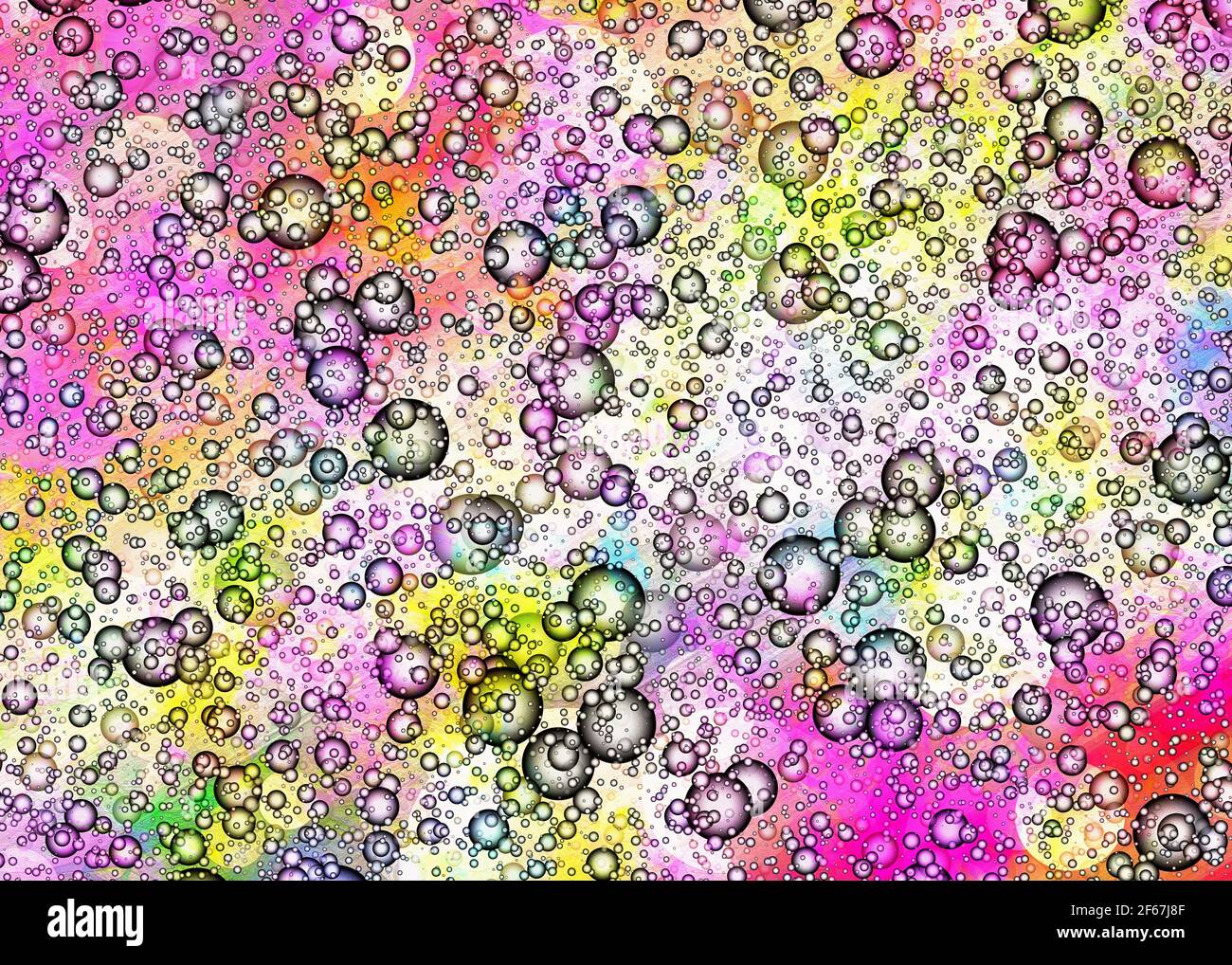 motion many multicolored light bubbles Stock Photo - Alamy