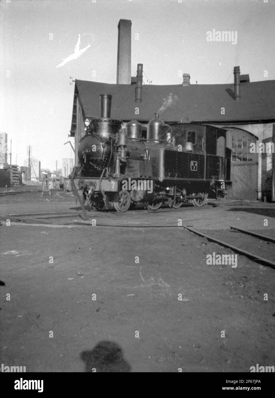 Gotland rail, GJ Lok 7 "Tingstäde Stock Photo - Alamy