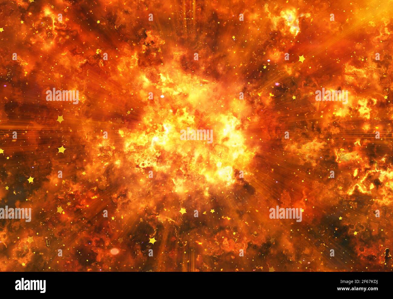 bright big explosion burst fire backgrounds Stock Photo - Alamy
