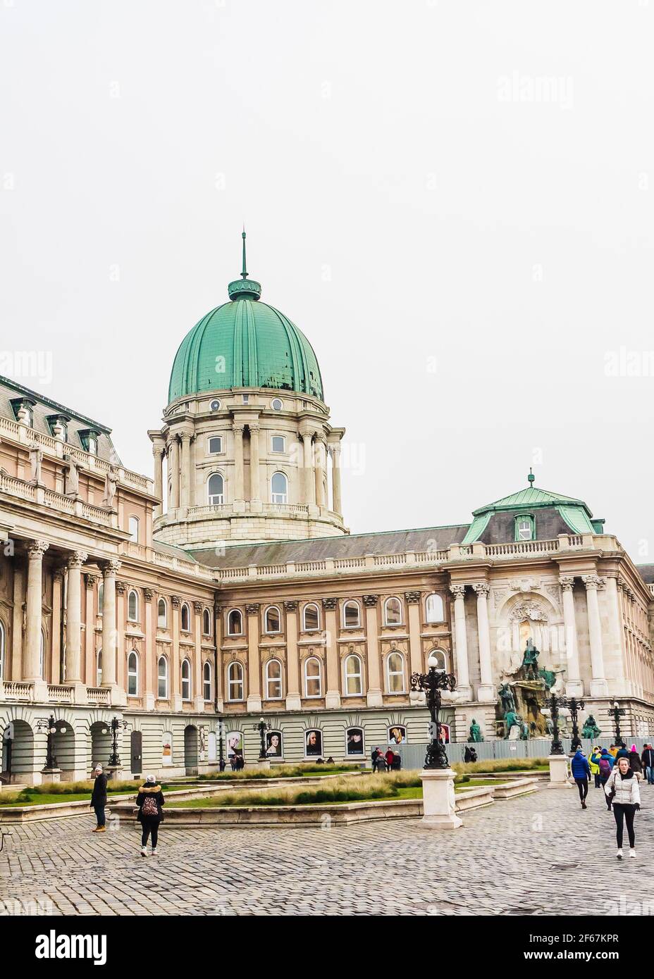 Buda Castle was built on the southern tip of Castle Hill in medieval ...