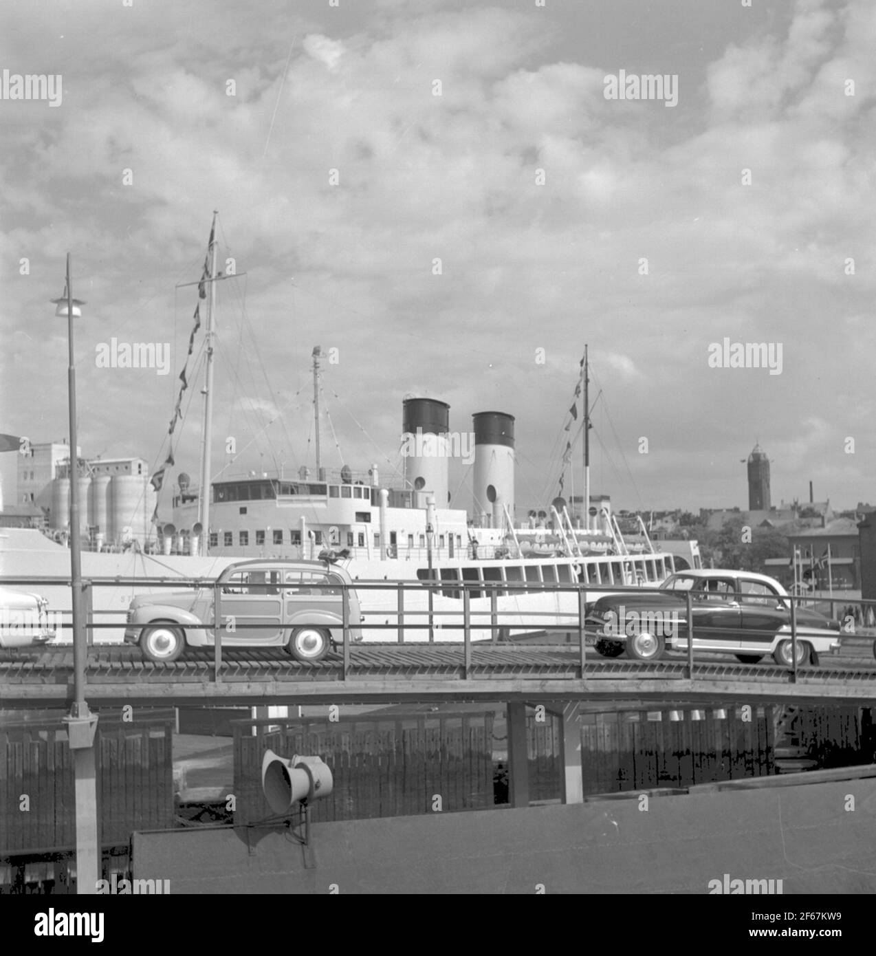 M/S Trelleborg, bilramp Stock Photo - Alamy