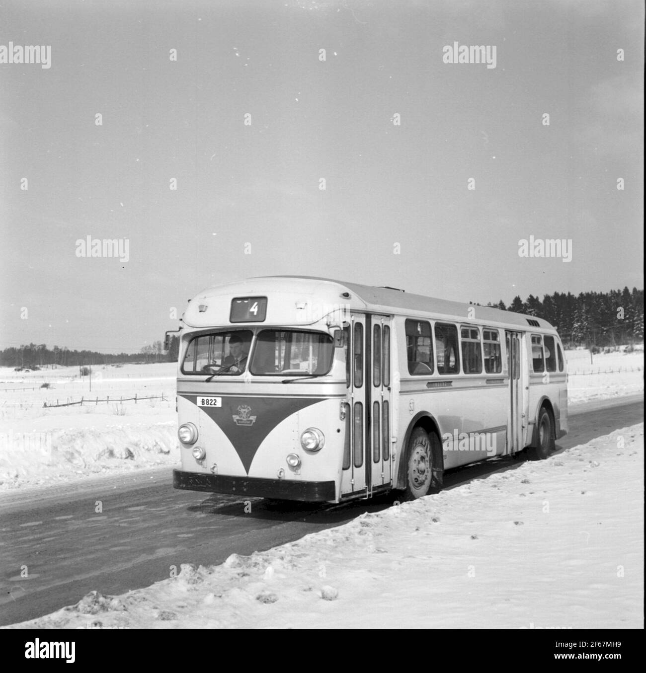 State Railways, SJ Bus 2722, Road Bus, Scania Vabis, Type Capitol Stock ...