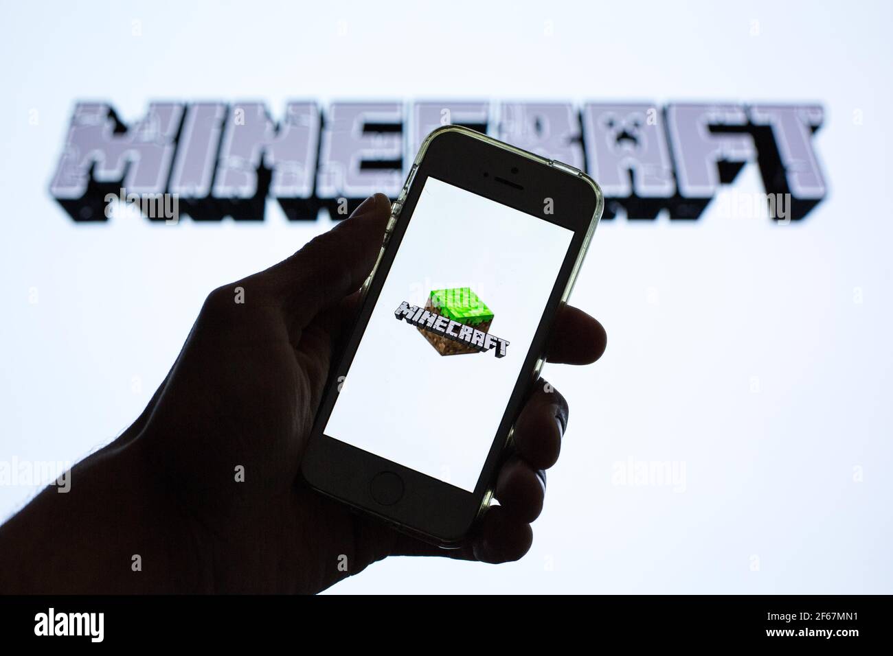 Minecraft logo hi-res stock photography and images - Alamy