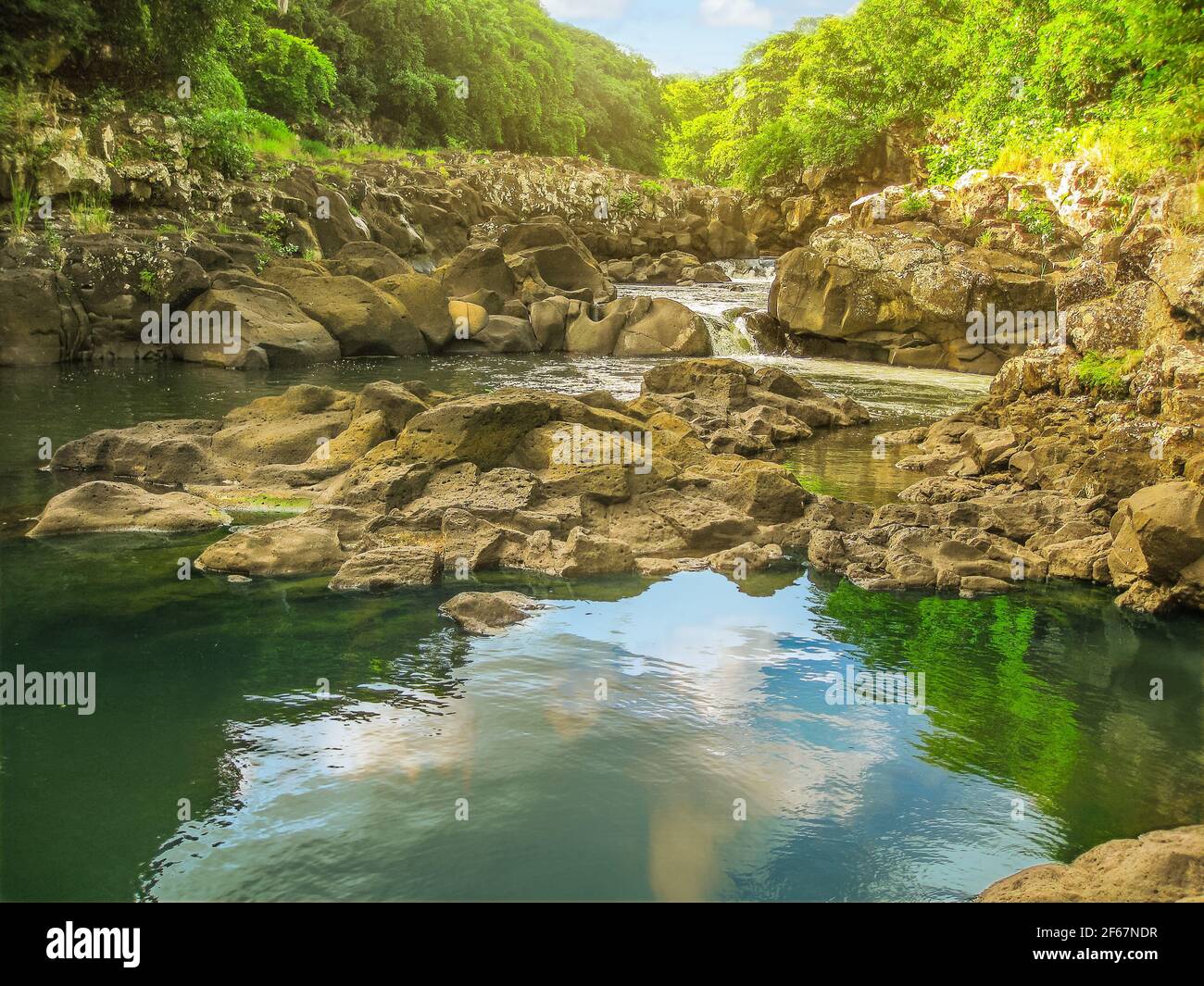 Seven waterfalls in mauritius hi-res stock photography and images - Alamy