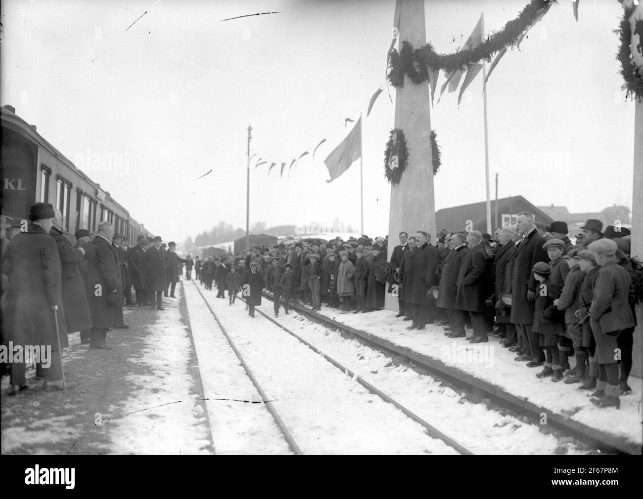 Inauguration of Valley - Western Värmland Railway, DVVJ Stock Photo - Alamy
