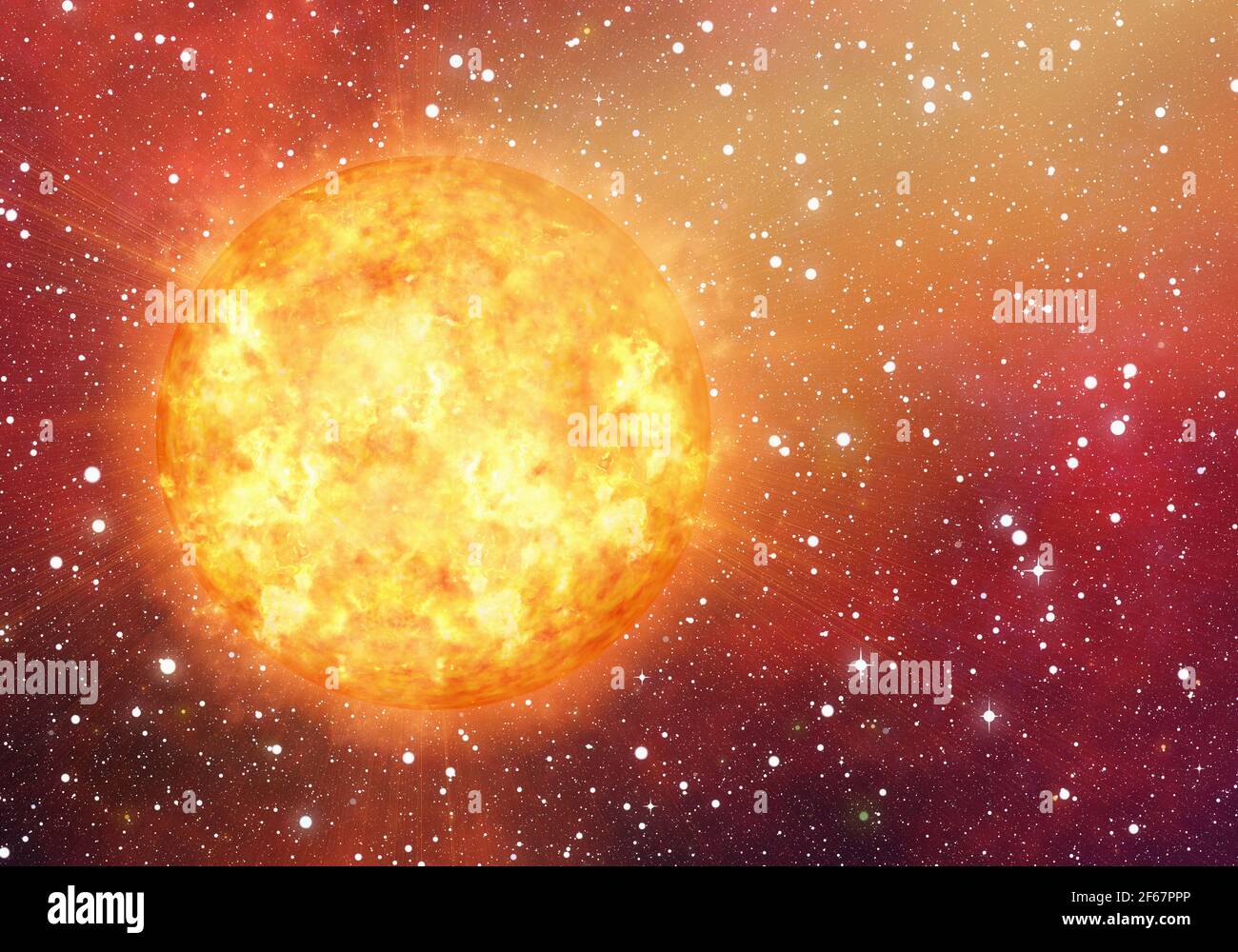 bright fire explosion comet on a space background Stock Photo - Alamy