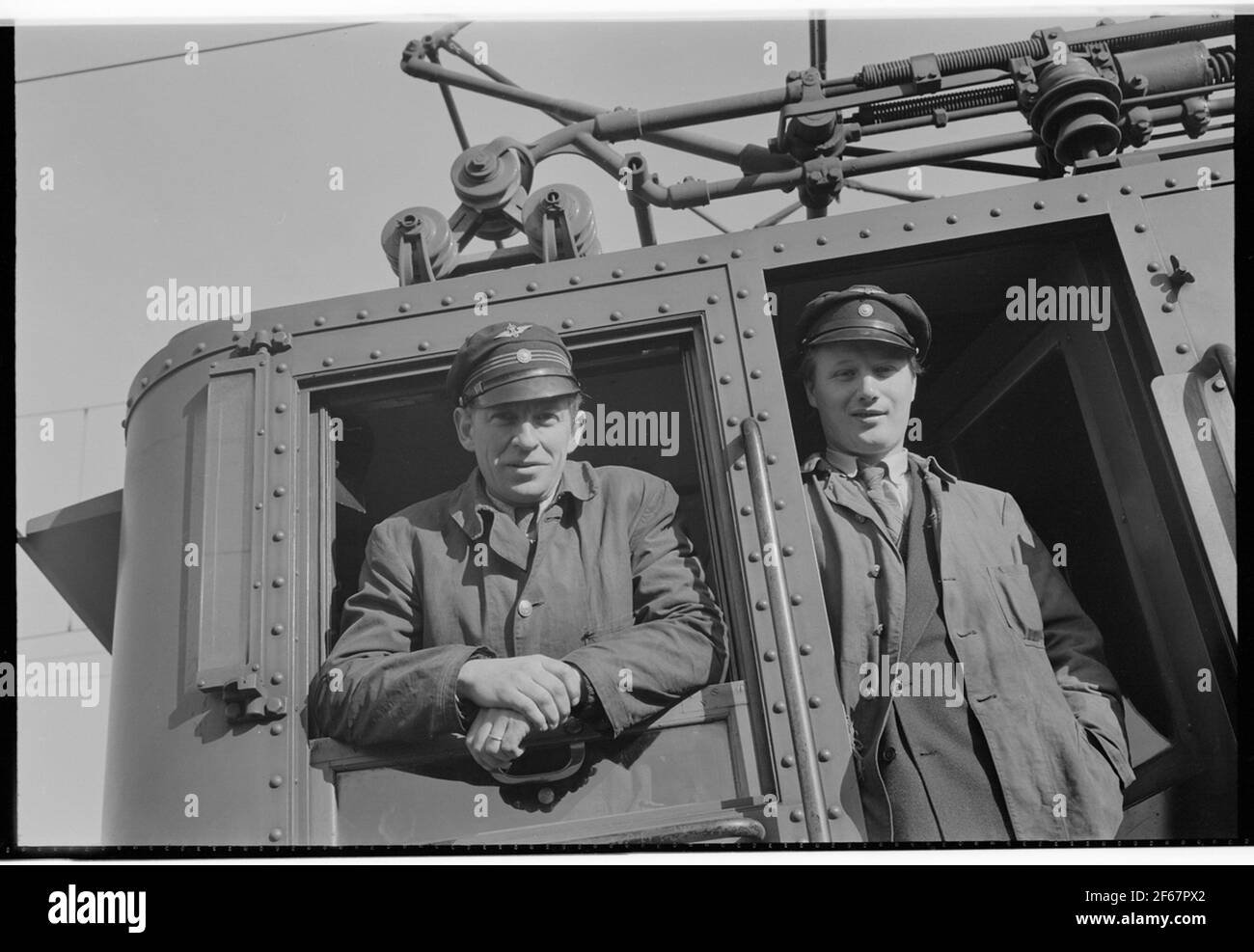 Train mechanics Black and White Stock Photos & Images - Alamy