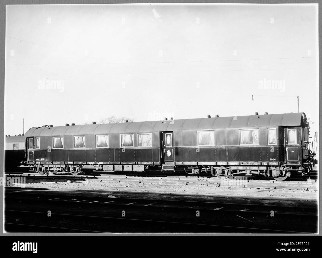 The king's salon wagon, the state's railways, SJ AO3 2904 Stock Photo ...
