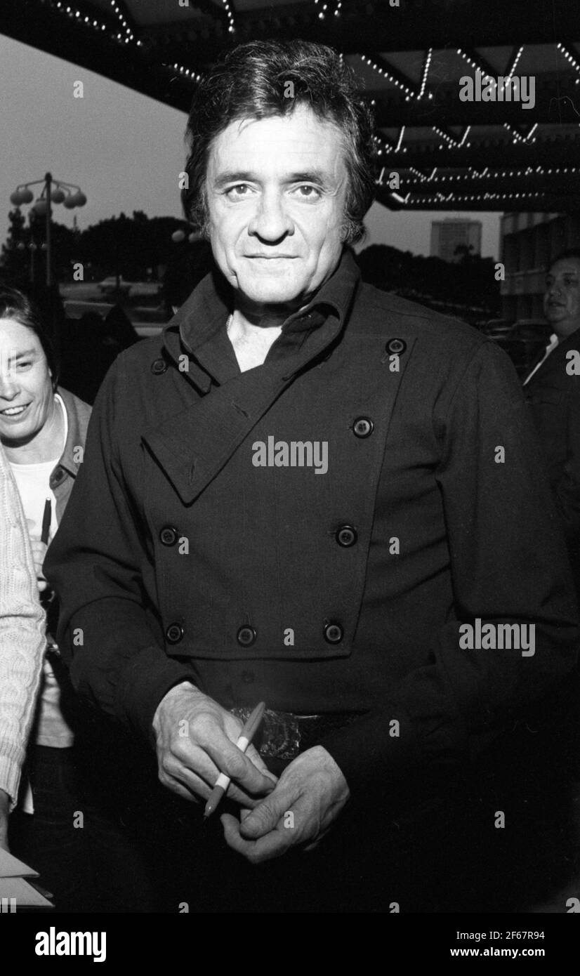 Johnny Cash May 7, 1980 Credit: Ralph Dominguez/MediaPunch Stock Photo ...