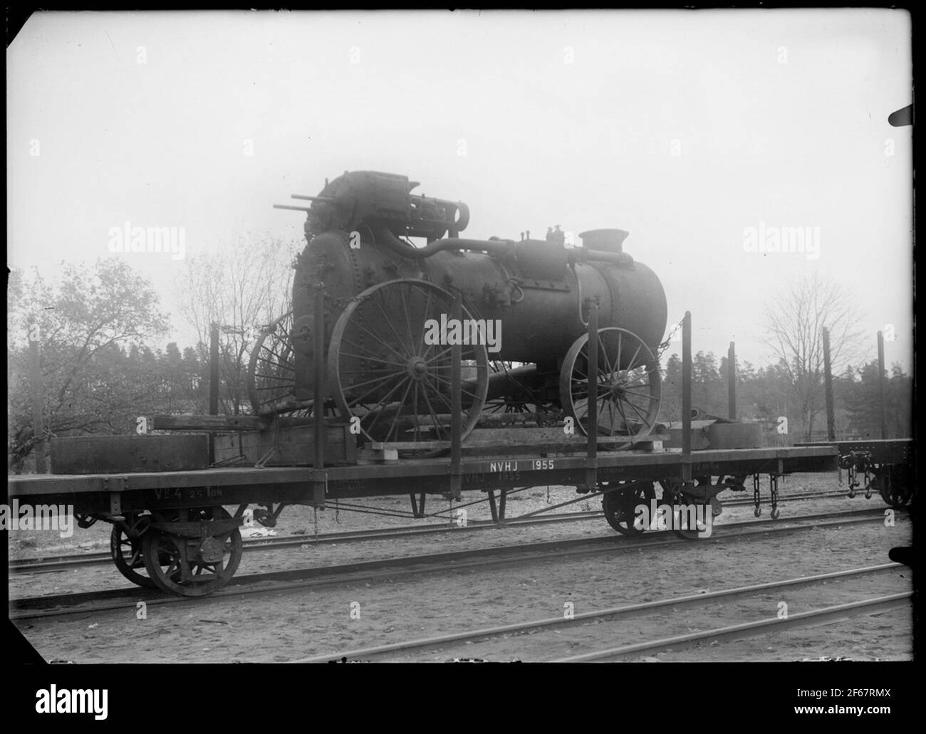 Norsholm - Västervik - Hultsfred Railways, NVHJ Friendly trolley 1955 ...