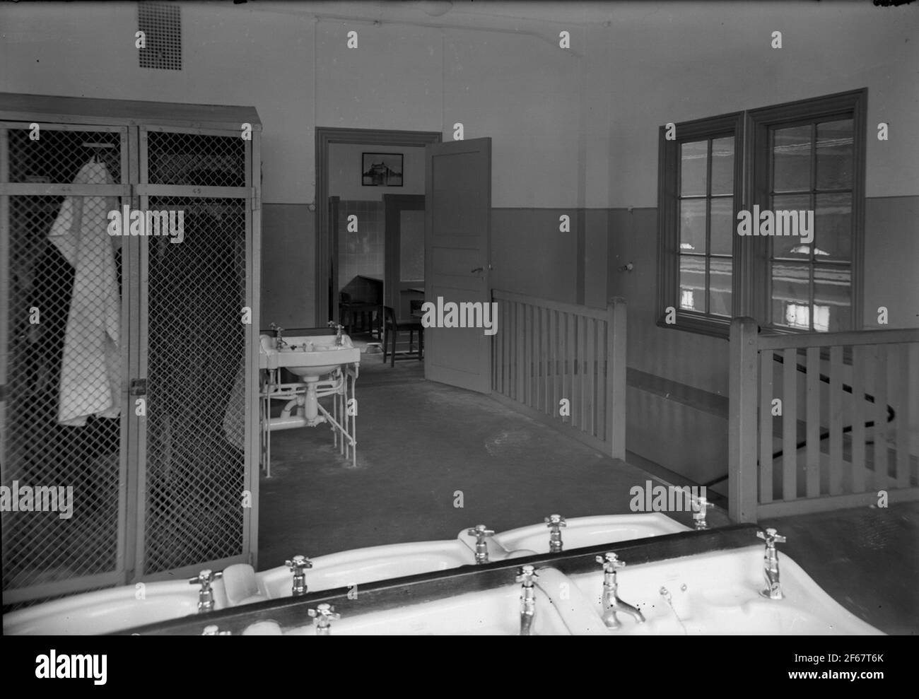 Laundry and cabinet room. Operating workshop Stock Photo - Alamy