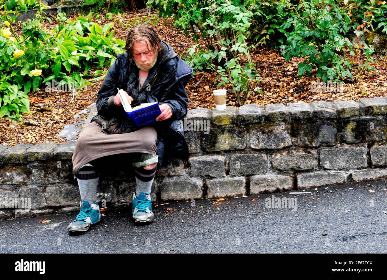 Homeless and living on the streets Stock Photo - Alamy