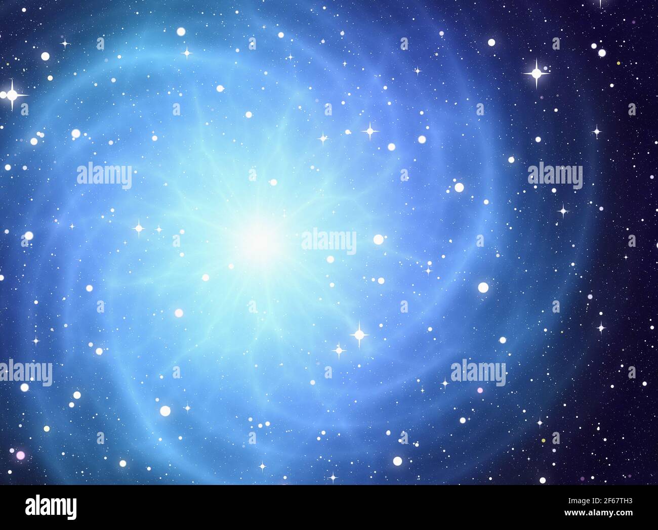 flash on galaxy space stars background Stock Photo - Alamy