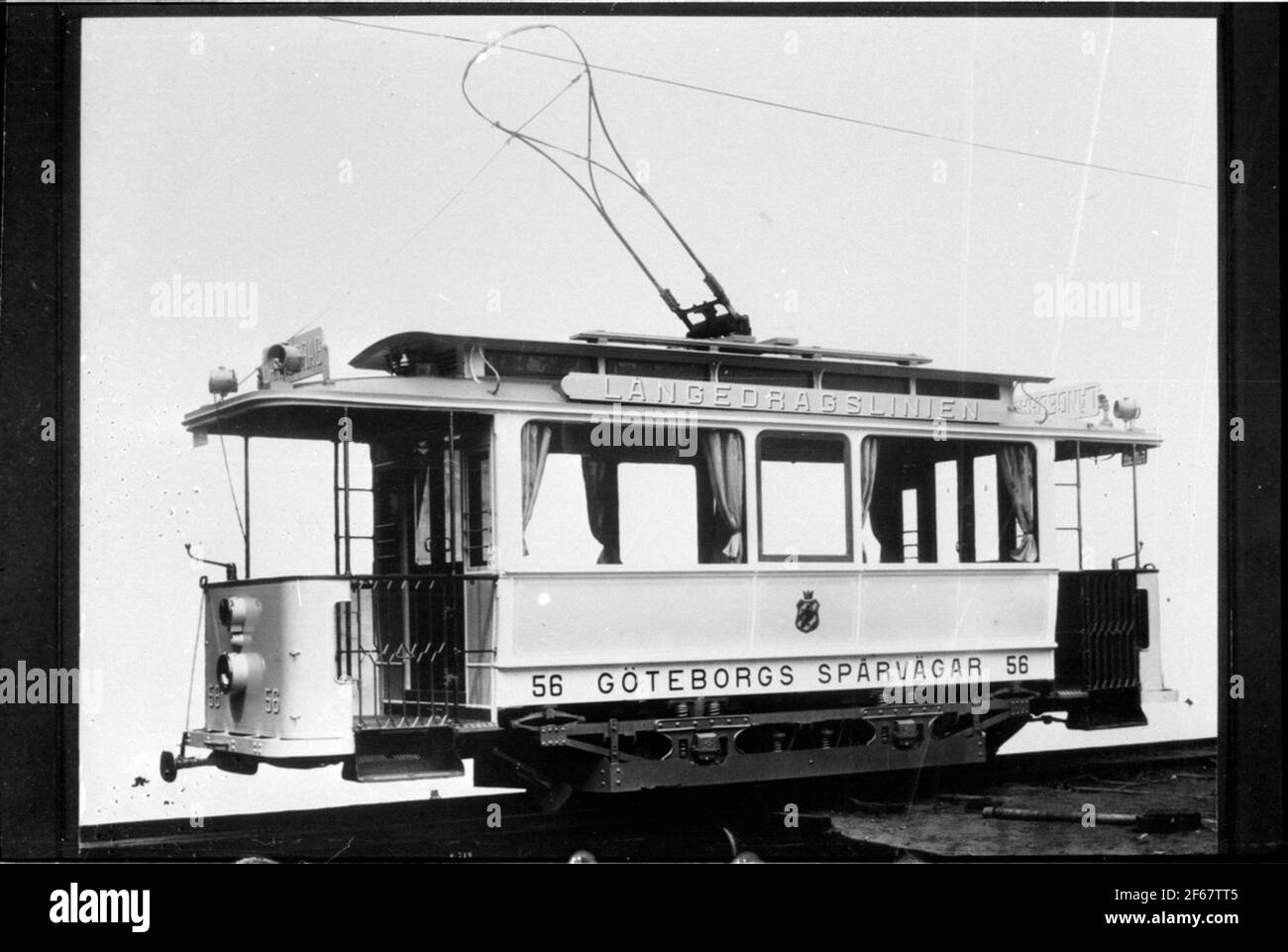Delivery image on Gothenburg tracks, GS tram 56 Stock Photo - Alamy