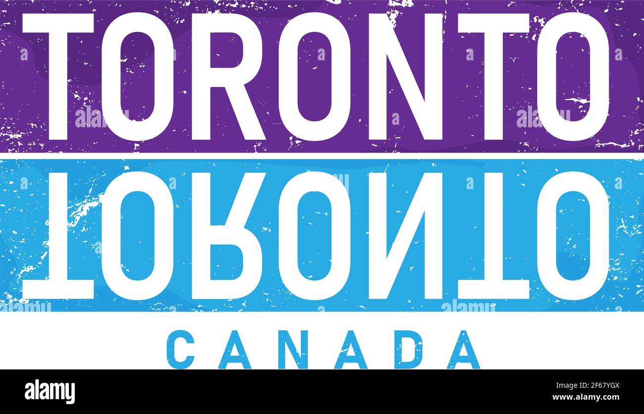 Toronto street sign Stock Vector Images - Alamy