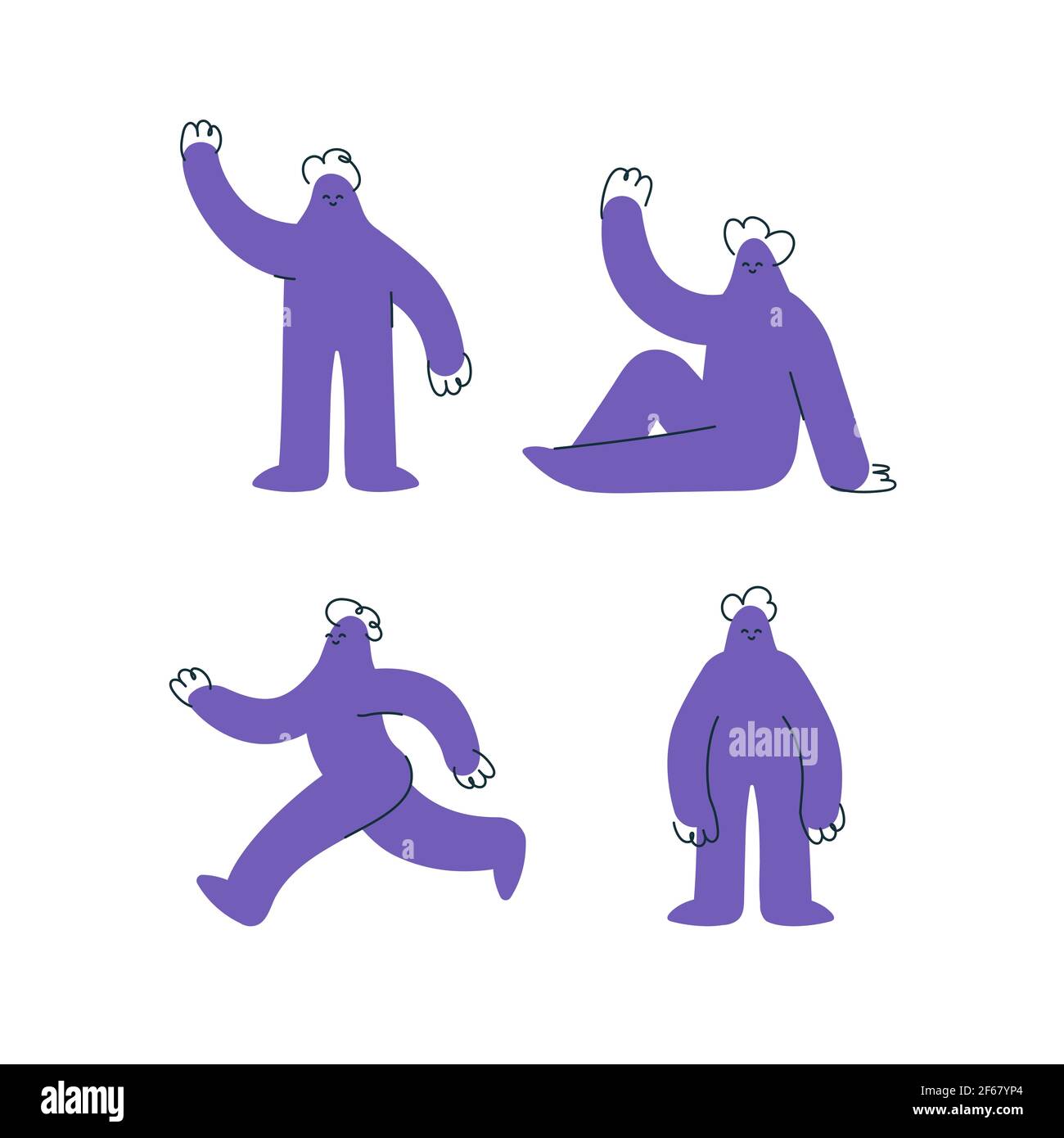 Funny Cartoon Human Characters