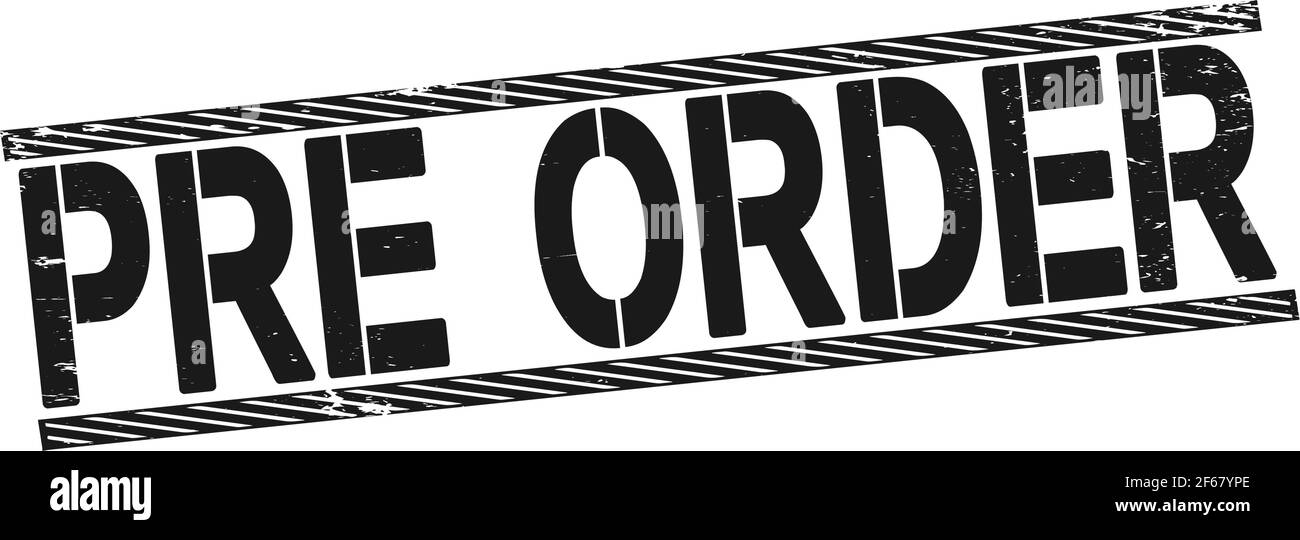 pre order. stamp. square grunge isolated pre order sign Stock Vector ...
