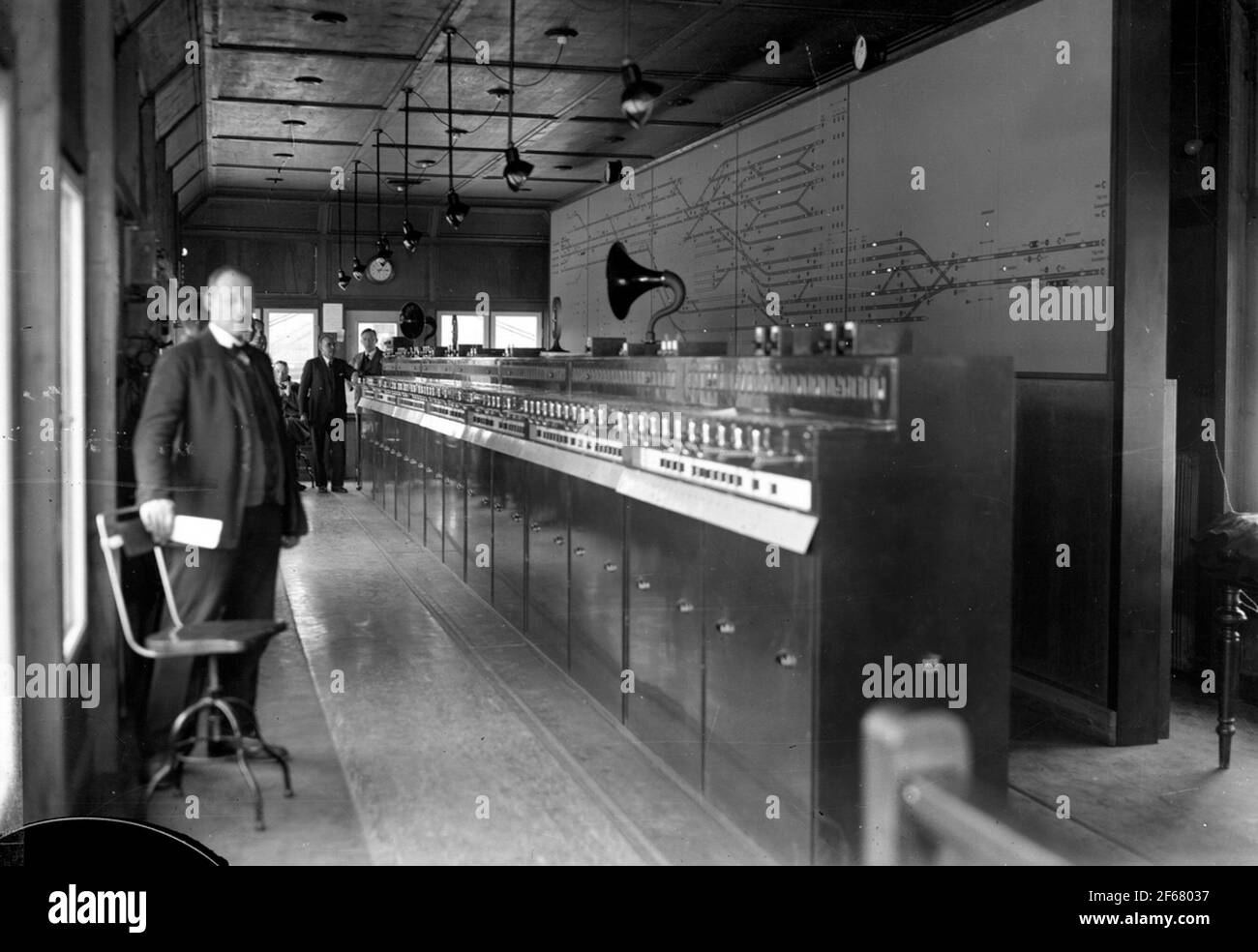 Interior from new switchgear Stock Photo - Alamy