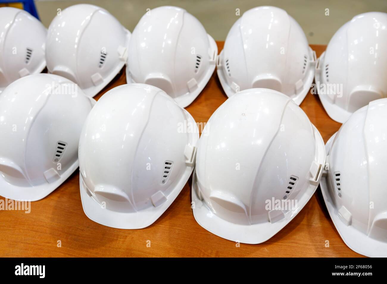 Industrial safety helmets hi-res stock photography and images - Alamy