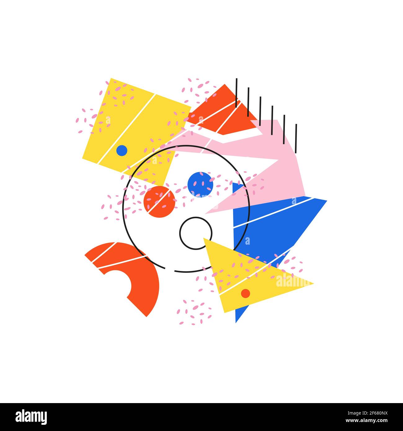 Figure face drawn on Stock Vector Images - Alamy