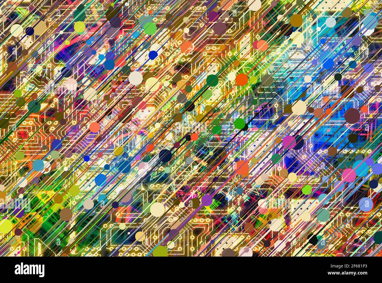 colorful futuristic abstract science wallpaper Stock Photo - Alamy