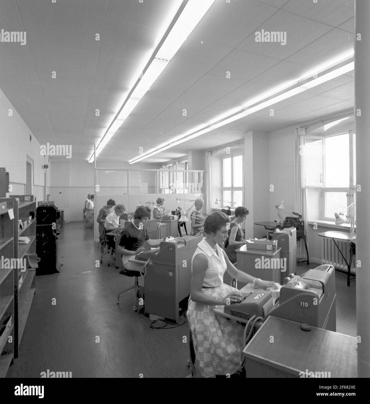 The state railways nav. IBM data machines Stock Photo - Alamy