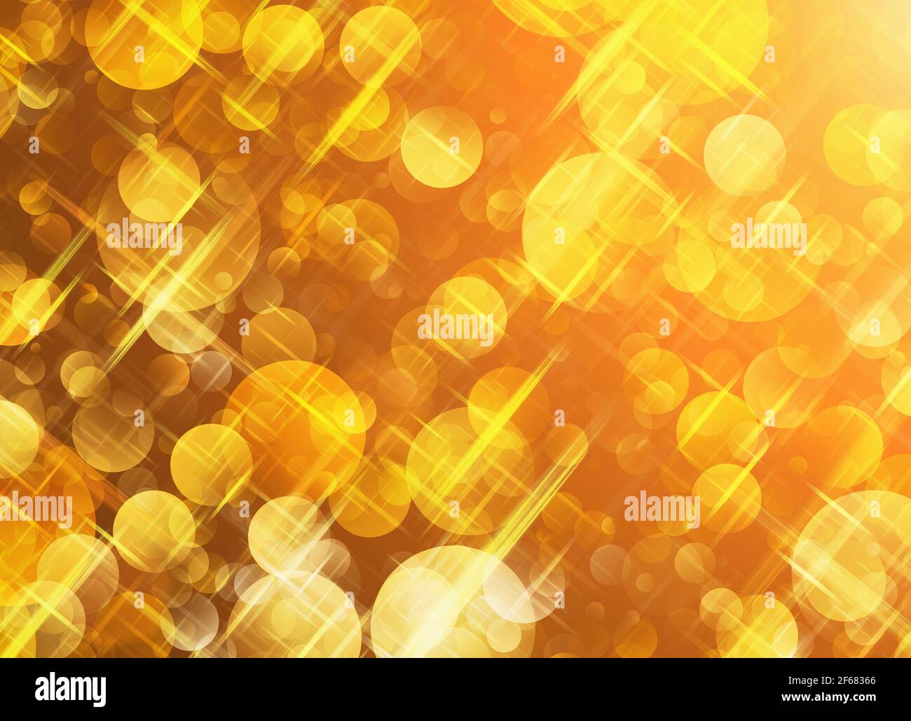 Warm Round Shapes in Chaotic Arrangement. Bokeh backgrounds Stock Photo ...