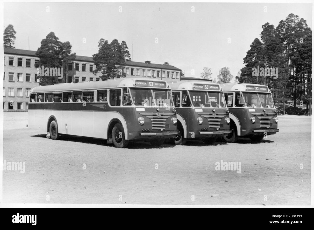 Scania-Vabis B63. State Railways, SJ Bus 1883, 1884 and 1885 Stock ...