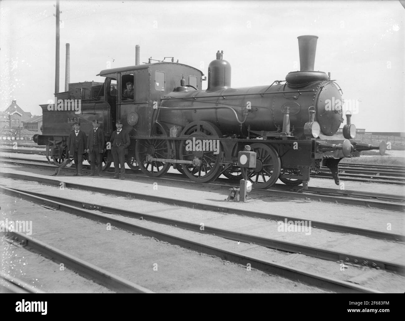Landskrona - Kävlinge - Sjöbo Railway, LKSJ Lok 2 Stock Photo - Alamy