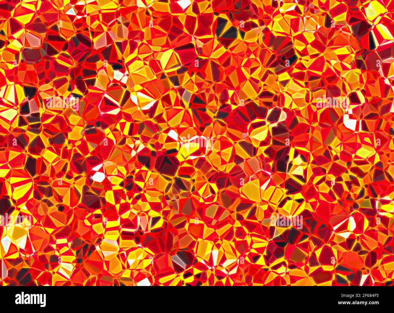 fire crystal abstract texture. cubism painted backgrounds Stock Photo ...