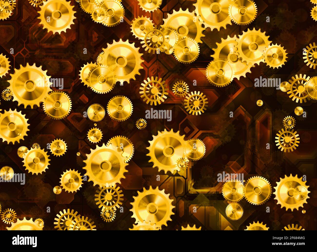 abstract gear mechanical background Stock Photo - Alamy