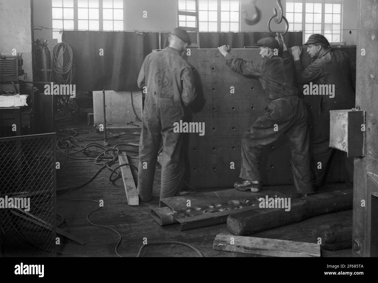Boiler in work Stock Photo - Alamy