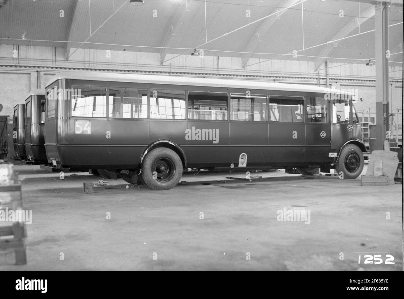 Scania buses manufactured for Stockholm trams, SS. The body ...