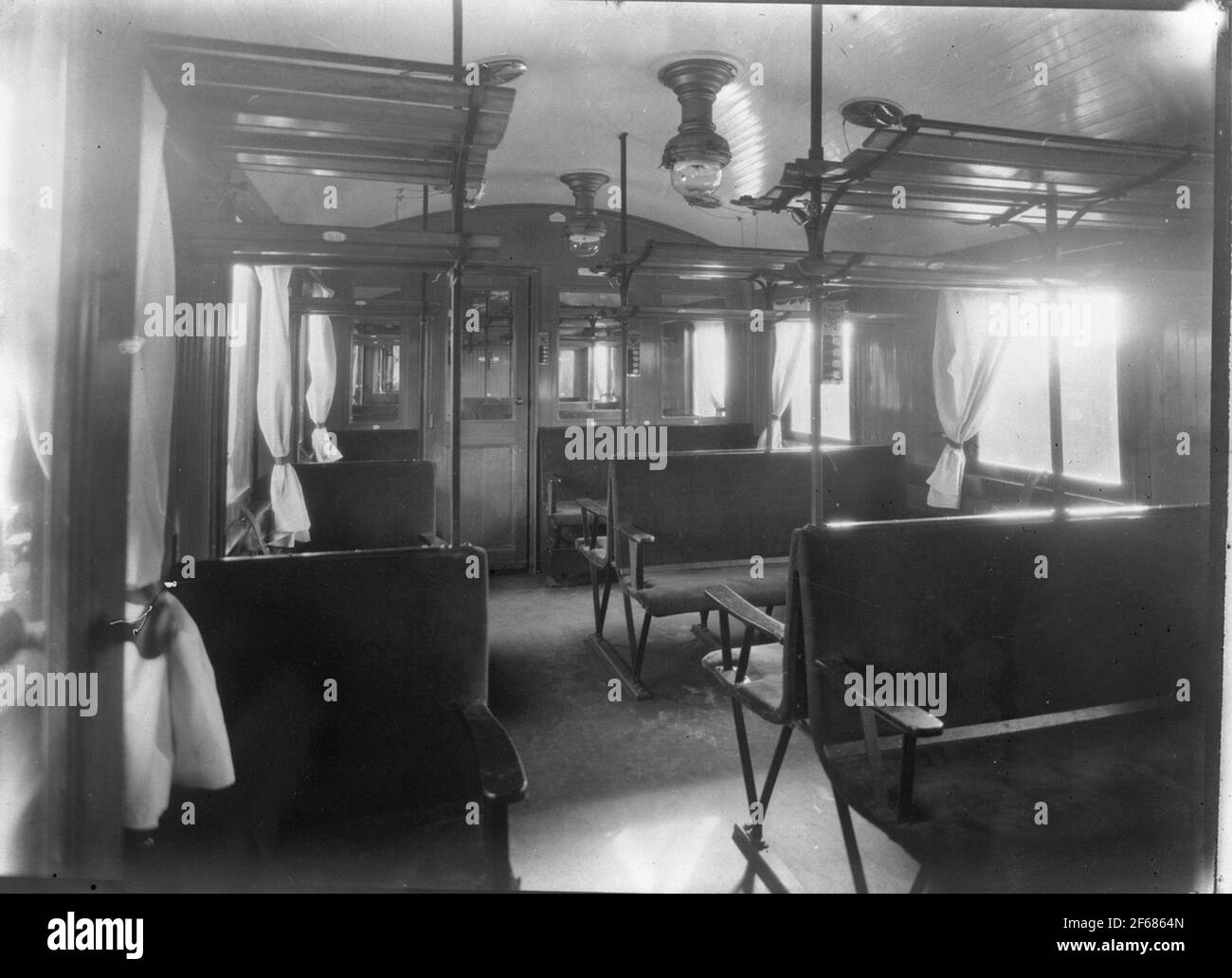 State Railways, SJ Third Class Salon Wagon, Interior Stock Photo - Alamy
