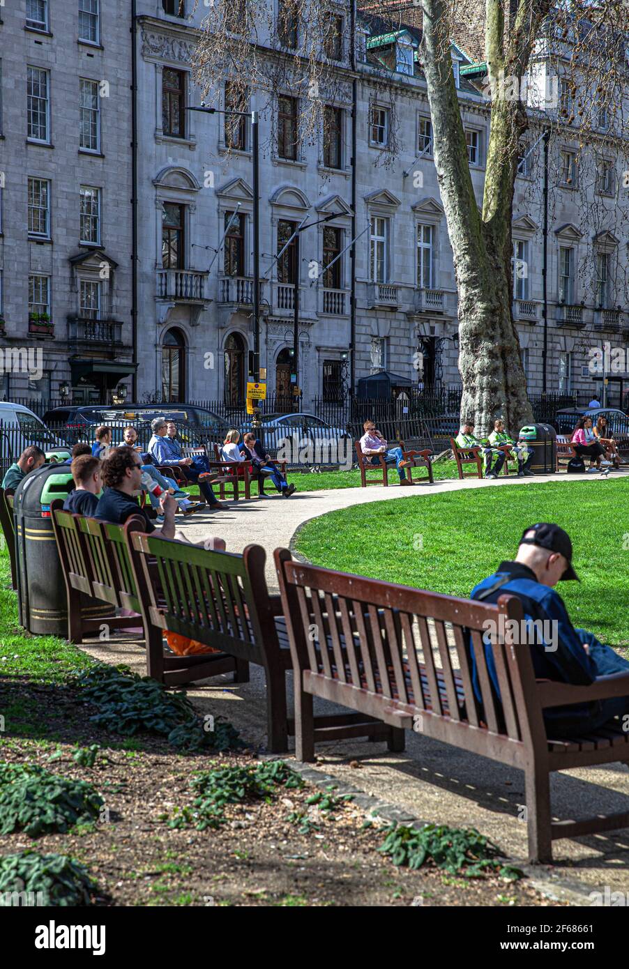 Berkeley square mayfair hi-res stock photography and images - Alamy