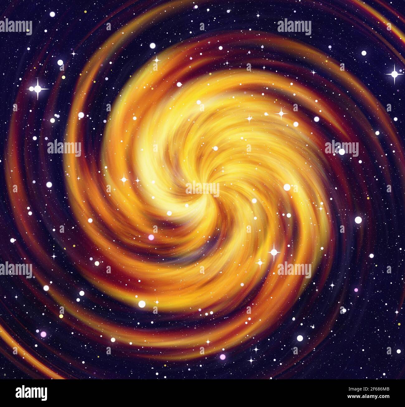 bright flash on space stars background Stock Photo - Alamy