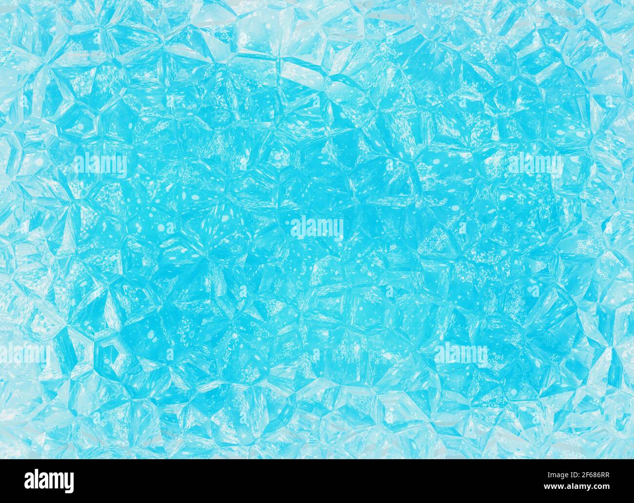 winter background made of blue cold ice crystals Stock Photo - Alamy