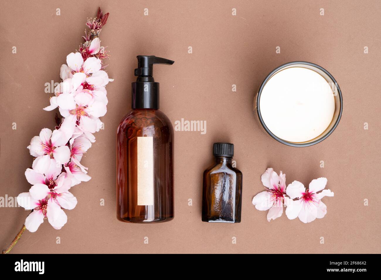 Natural cosmetics set Stock Photo - Alamy