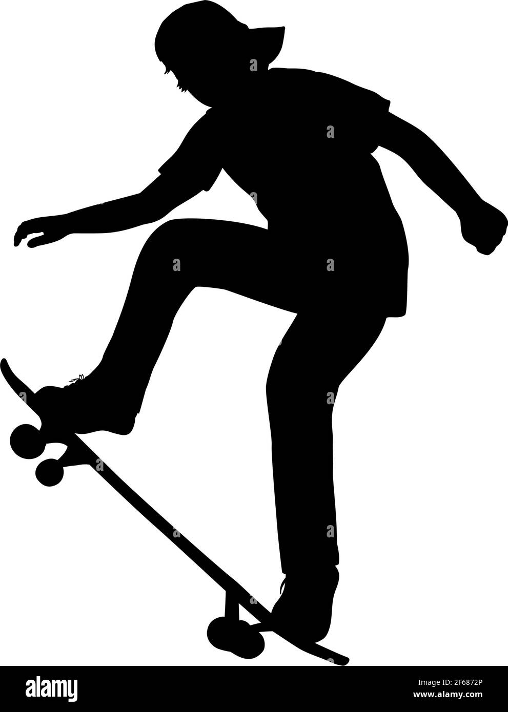 Skateboard Tricks Silhouettes