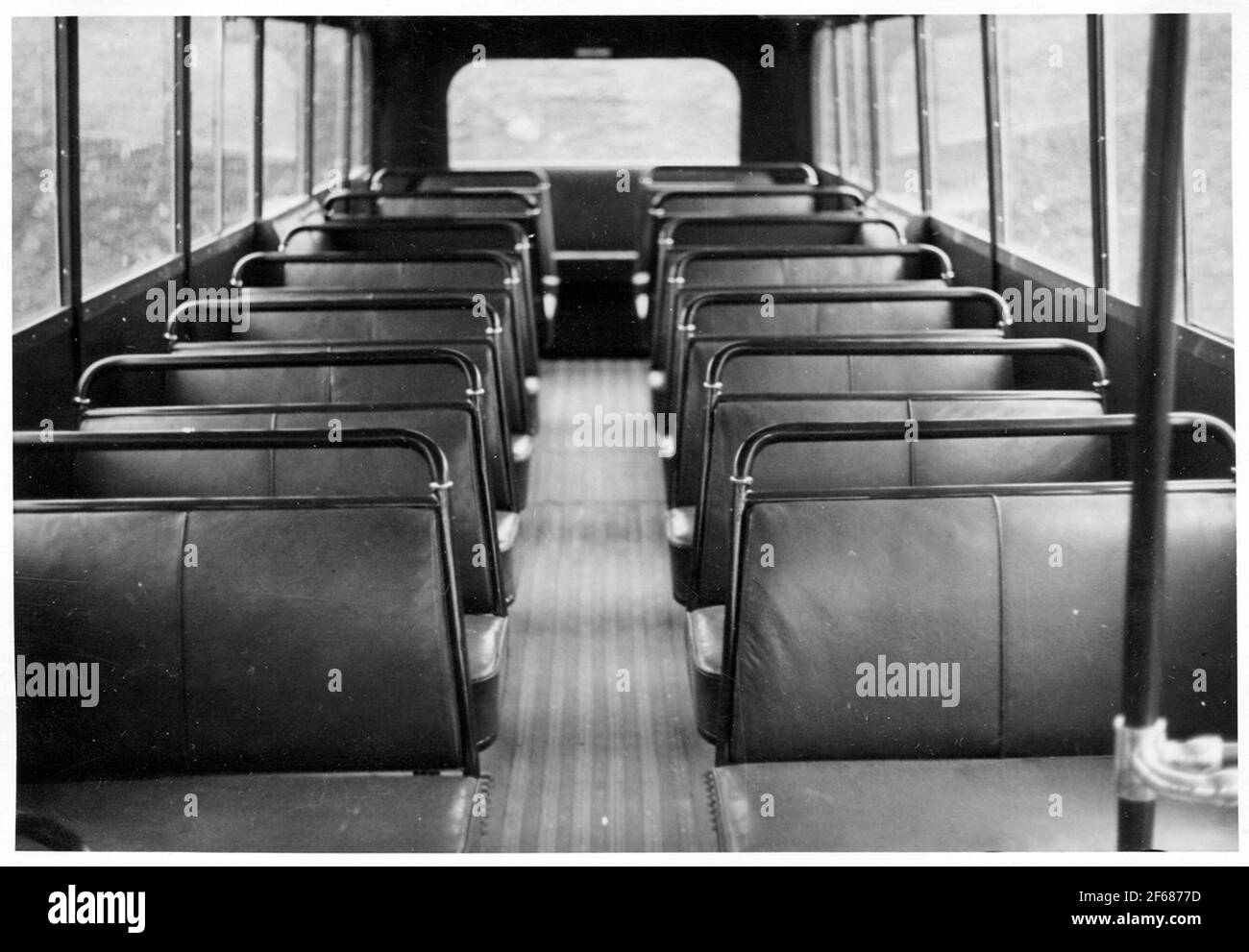 Interior from a bus Stock Photo - Alamy